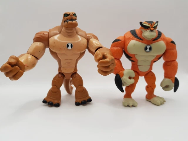 BEN 10 RATH Tiger & Humungousaur Alien Force Action Figures Collectable ...