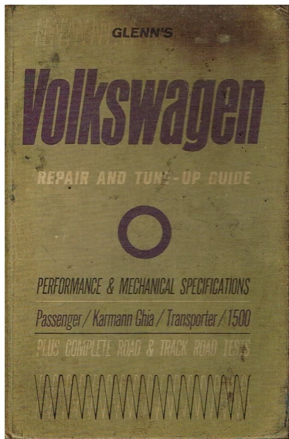 VW BEETLE SPLIT Screen Transporter K.ghia & Type 3 1500 1950-65 Repair ...