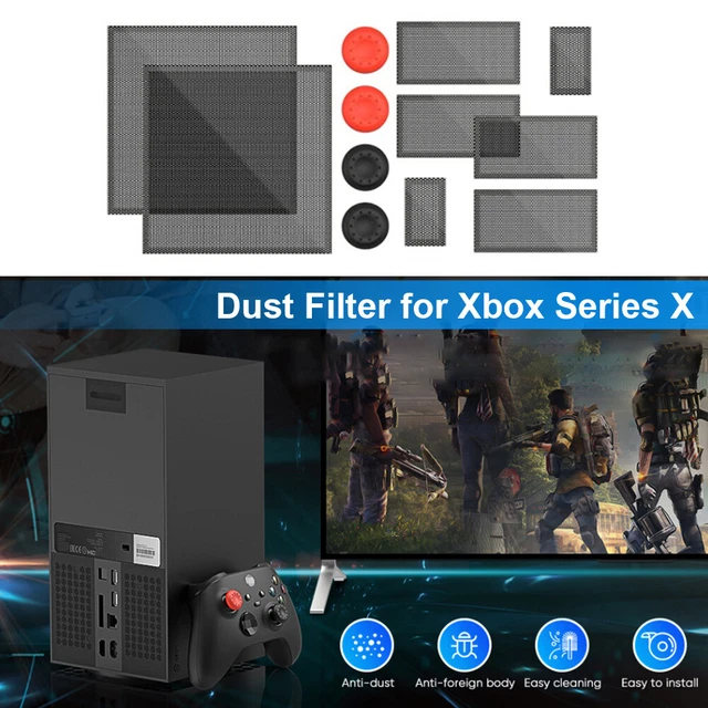 1/2 SET FOR Xbox Series X Game Console Dust Cover Net Host Protective ...