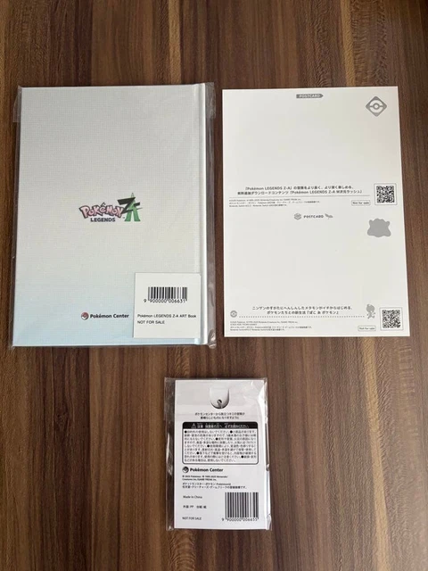POKÉMON LEGENDS ZA Art Book Keychain Set New Unopened Includes Postcard ...