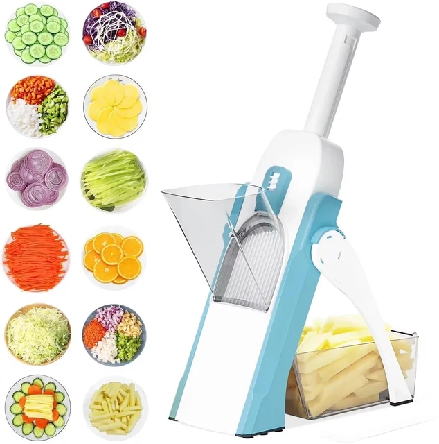 PROFESSIONAL VEGETABLE MANDOLINE Slicer - Multifunctional Chopper ...