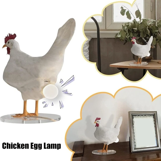 LIFELIKE CHICKEN EGGS Lights LED Night Lights Hens Lay Eggs Lamps Home ...