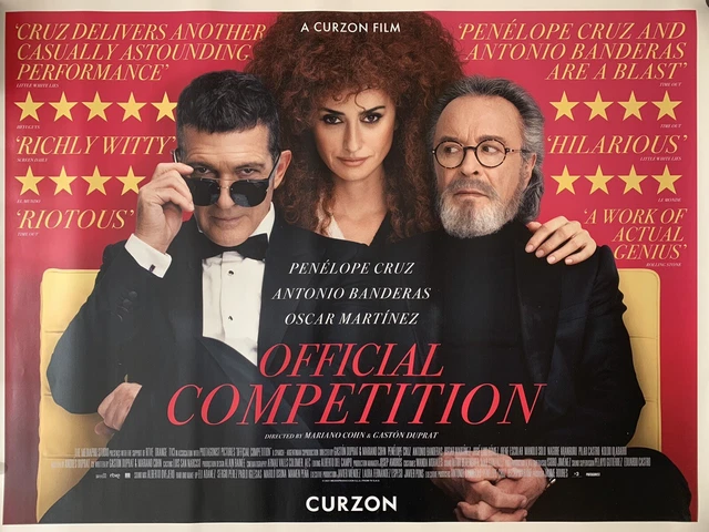 OFFICIAL COMPETITION UK Quad Movie Poster 2022 PENELOPE CRUZ ANTONIO ...