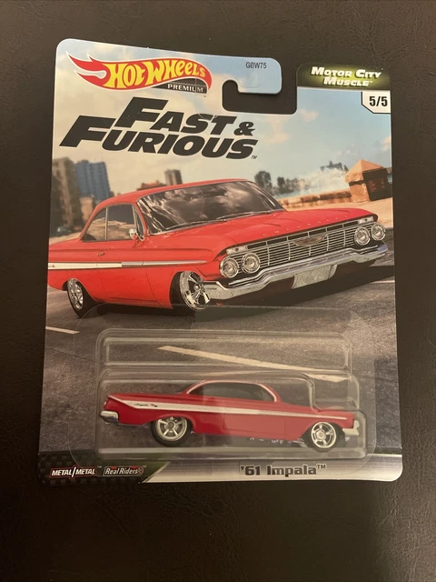 HOT WHEELS PREMIUM Diecast Fast & Furious Motor City Muscle '61 Chevy ... HOT WHEELS PREMIUM Diecast Fast & Furious Motor City Muscle '61 Chevy ...