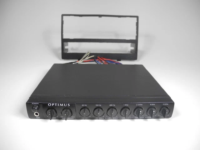 VINTAGE OPTIMUS SEVEN Band Stereo Graphic 4CH Equalizer Subwoofer Audio ...