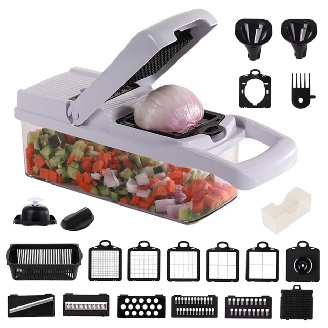 DICE & SHRED & SLICE vegetable chopper multi functional one piece ...