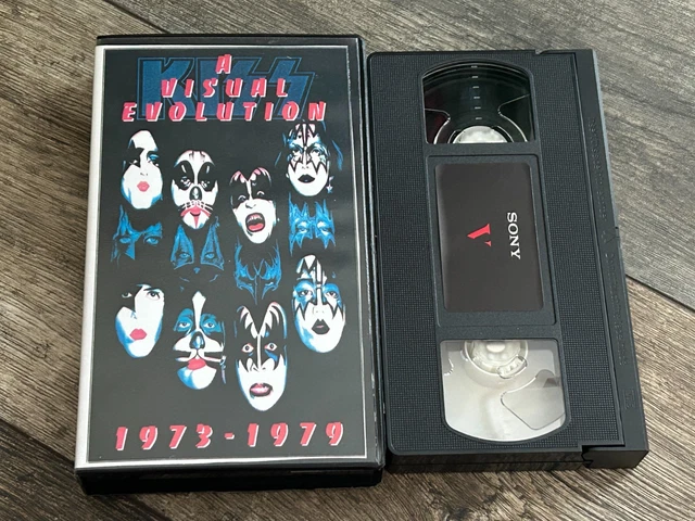 KISS VHS VIDEO Tape Visual Evolution 1973-1979 Aucoin Era Footage ...