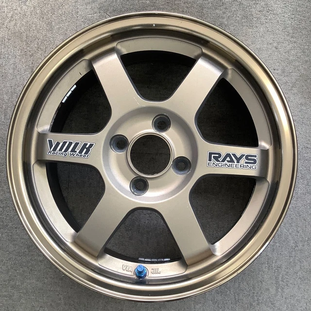 RAYS VOLK RACING TE37 Wheels15x6.5J 4x100 +39 set of 4 Used EUR 2.494 ...