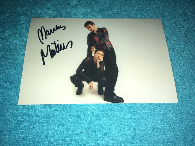 PHOTO DEDICACE AUTOGRAPH Marcus Martinus Eurovision 2024 Suede EUR 10 ...