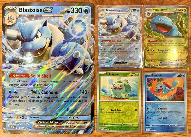 POKEMON 151 BLOOMING Waters Premium Collection 5 Promo Cards Jumbo ...