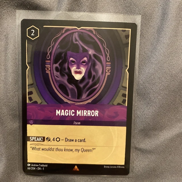 MAGIC MIRROR DISNEY Lorcana Card The First Chapter Non-Holo Rare 66/204 ...