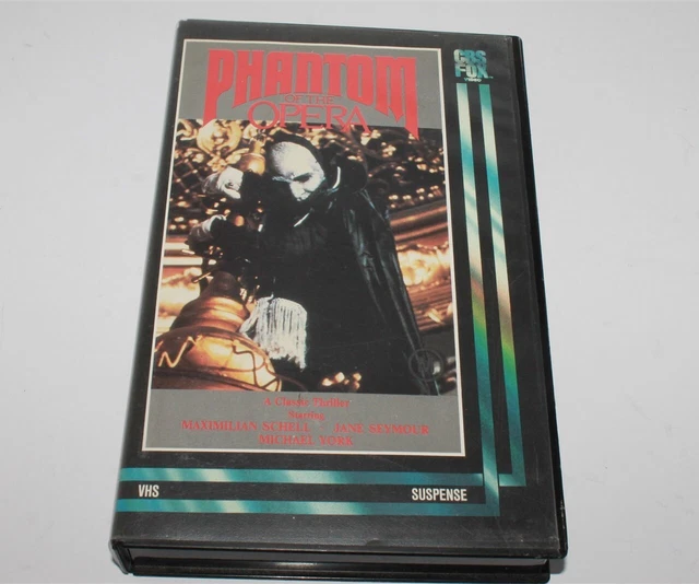 PHANTOM OF THE Opera VHS Video Large Case CBS Fox Video Suspense $14.99 ...