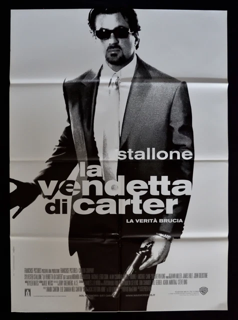 MANIFESTO LA VENDETTA DI CARTER sylvester stallone michael caine A208 ...