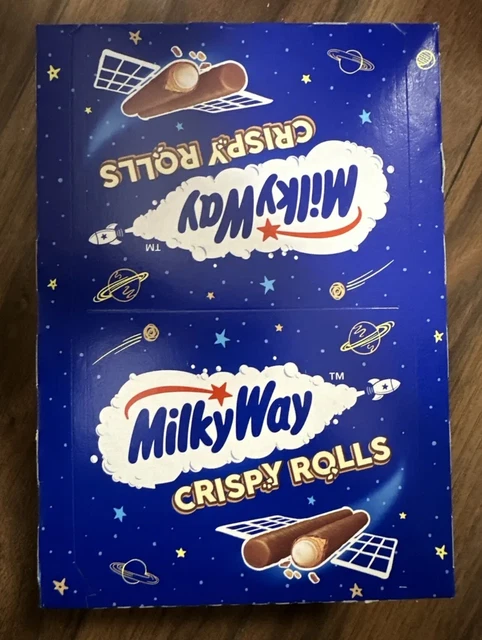 12 X MILKY WAY CRISPY ROLLS CHOCOLATE BAR 22.5G DATED AUG 24 £12.99 ...