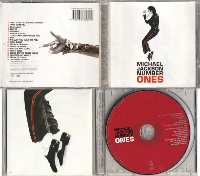 MICHAEL JACKSON CD NUMBER ONES Album Compilation Greatest Hits 2003 EUR ...