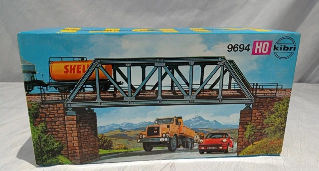 KIBRI H0 B-9694 Steel Beam Bridge Kit NEW & ORIGINAL PACKAGING A23/07 £ ...