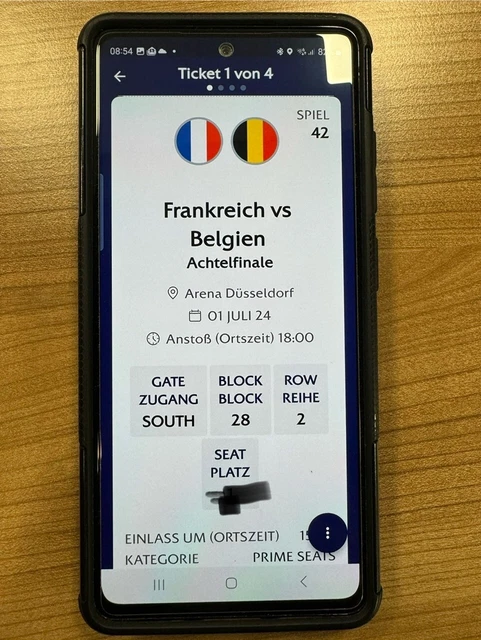Frankreich Belgien Tickets
