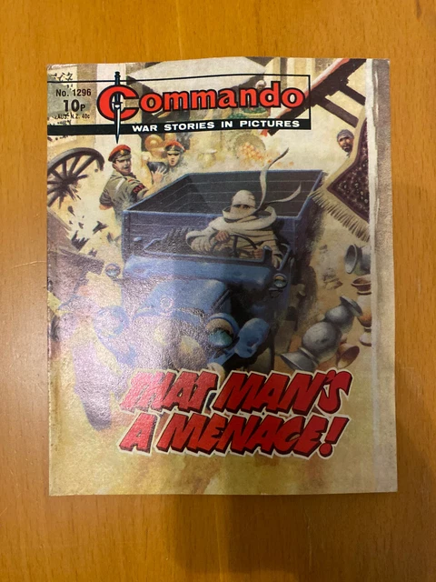 COMMANDO COMIC NUMBER 1296 THAT MAN'S A MENACE EUR 3,50 - PicClick IT