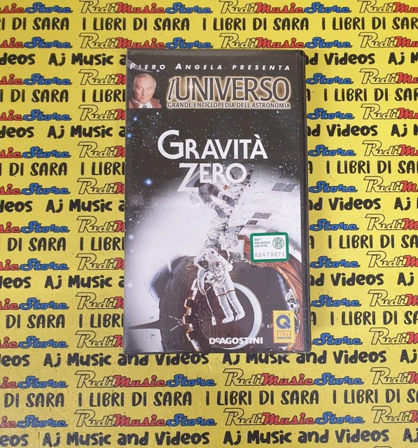 VHS FILM PIERO ANGELA PRESENTA GRAVITA' ZERO 1997 DEAGOSTINI SIGILLATA ...