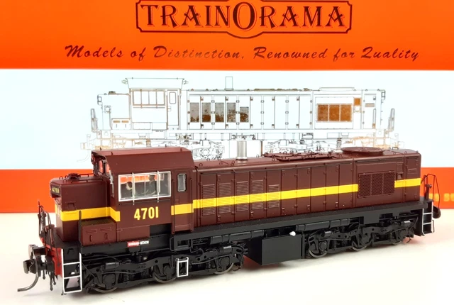 TRAINORAMA NSW 47-CLASS #4701 Cracked Gears Dc/Dcc Ready Vgc Boxed Ho ...