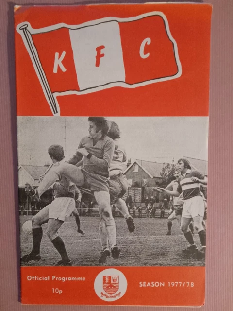 KINGSTONIAN V WOKING, F.A. Trophy, 1977/8 £2.23 - PicClick UK