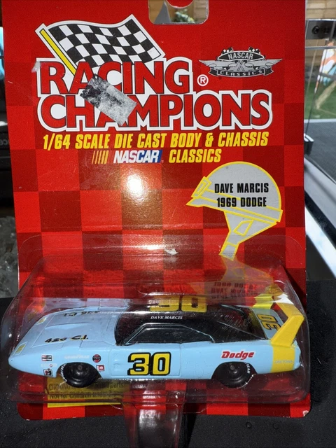 RACING CHAMPIONS 1/64 NASCAR Classics Dave Marcis 1969 Dodge £21.47 ...