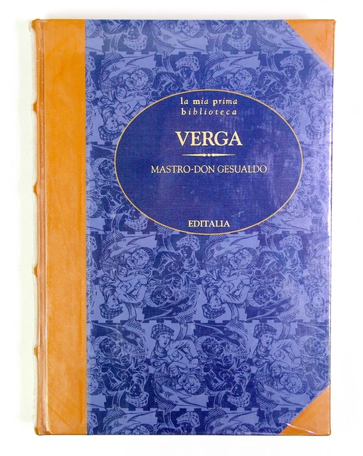 GIOVANNI VERGA MASTRO Don Gesualdo Vintage Edizione Illustrata in Seta ...