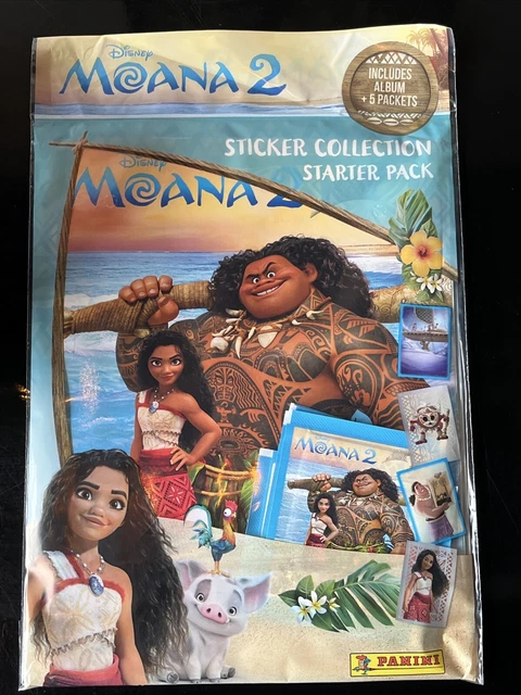 MOANA 2 DISNEY Panini Sticker Album 2024 New Sealed £12.95 - PicClick UK
