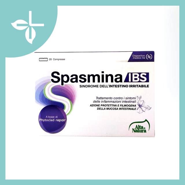 SPASMINA IBS 20 CPR Integratore tipo Colilen sindrome dell'intestino ...