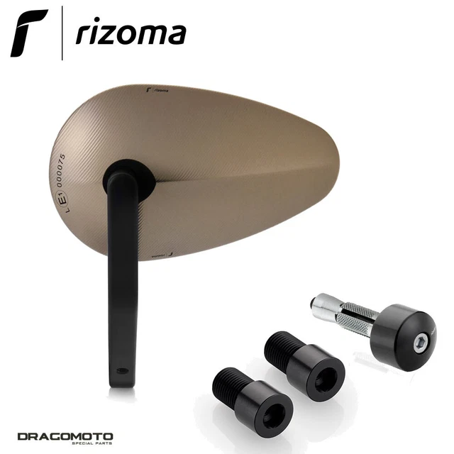 YAMAHA YZF R6 2008-2009 Rearview mirror Reverse Radial RIZOMA BS232Z ...