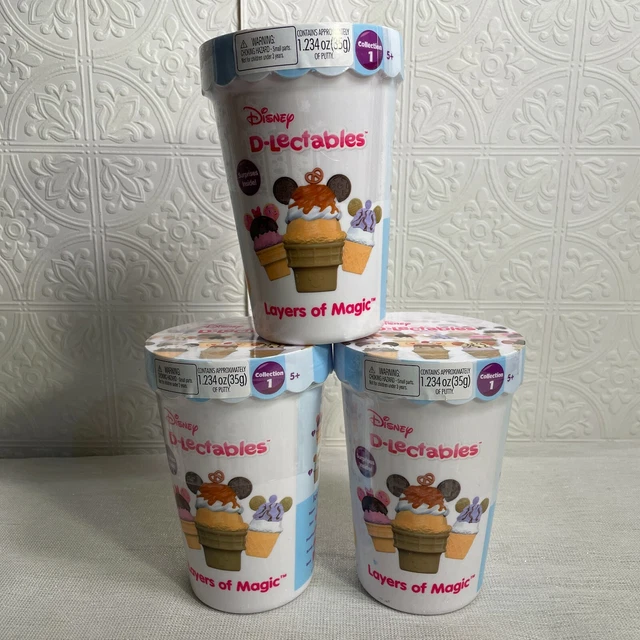 DISNEY D-LECTABLES LAYERS of Magic Mix Match And Stack Ice Cream Sundae ...