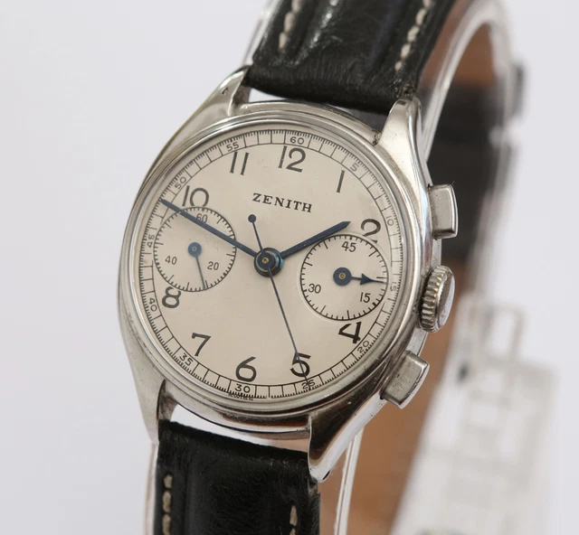 ZENITH CHRONOGRAPH! VINTAGE! Unusual & Ultra Rare! Zenith Caliber 123 ...