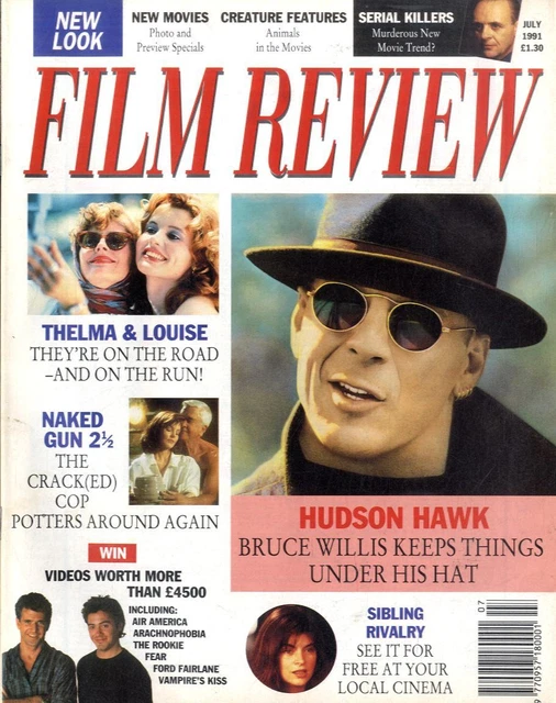 FILM REVIEW MAGAZINE 1991 Jul Bruce Willis Michael Hutchence Susan film-review-magazine-1991-jul-bruce-willis-michael-hutchence-susan