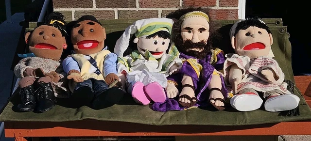 5 SUNNY PUPPETS Modern Man Woman 28" Biblical Patriarch, Biblical Man ...
