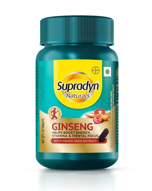 SUPRADYN NATURALS GINSENG Multivitamin for Men - 30 Tablets £16.26 ...