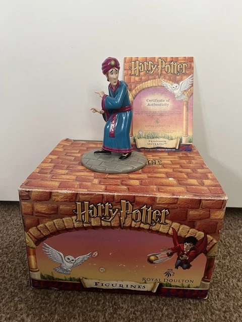 ROYAL DOULTON HARRY potter Professor Quirrell Boxed + COA Figure Rare ...