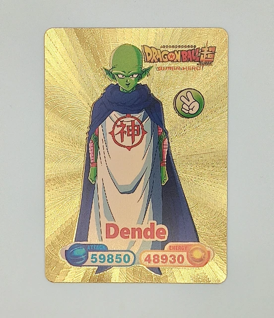 DENDE DRAGON BALL Z Card Dbz Dbgt Carte Carddass Prism Holo Foil Doré Manga New EUR 4,90 ...