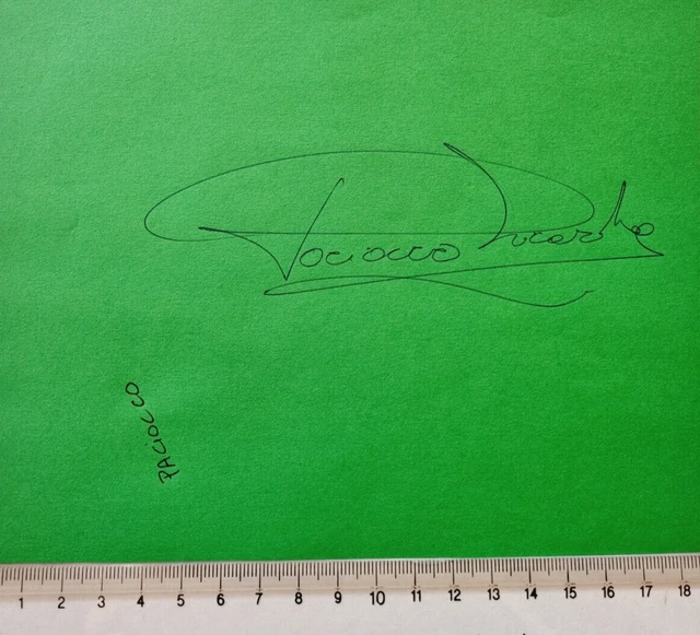 AUTOGRAFO RICARDO PACIOCCO Milan Firma Vintage Originale Autogramm ...