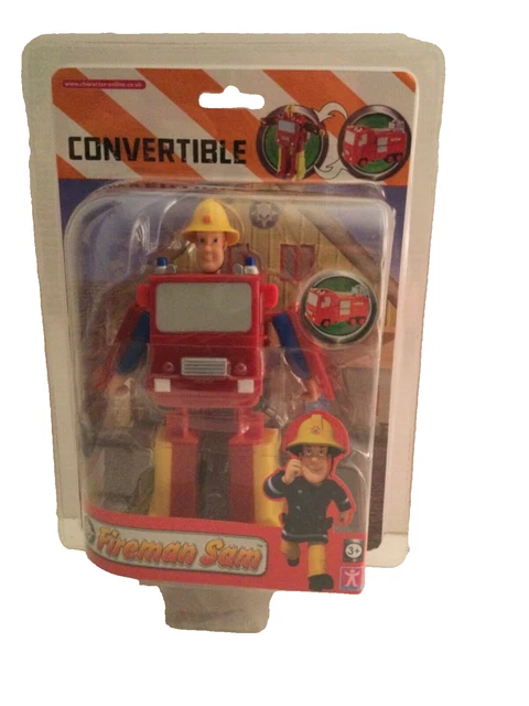 FIREMAN SAM JUPITER Fire Engine Convertible Truck Transforming Toy ...