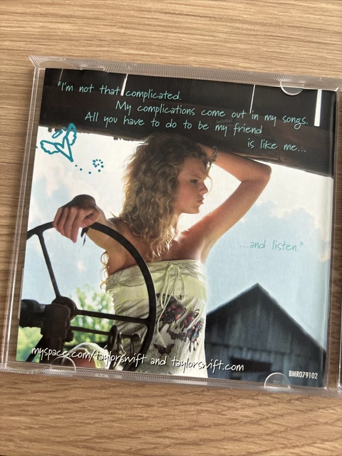 TAYLOR SWIFT - “Taylor Swift” 1st Album, Enhanced Cd, In Near Mint ...