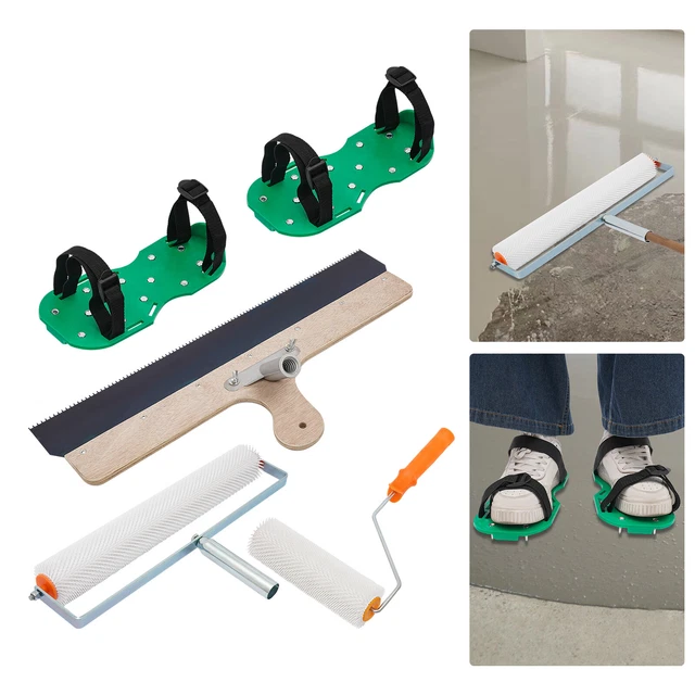 CEMENT SELF-LEVELLING TOOL Epoxy Floor Paint Roller Remove Bubbles ...