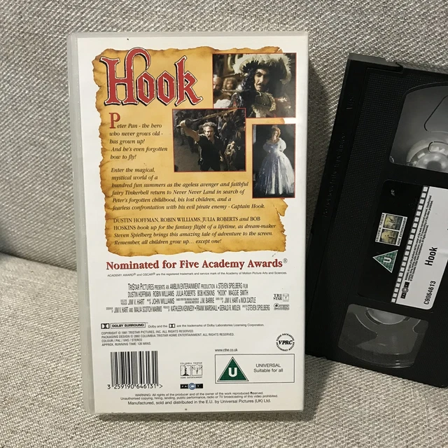 HOOK - VHS Video £1.70 - PicClick UK