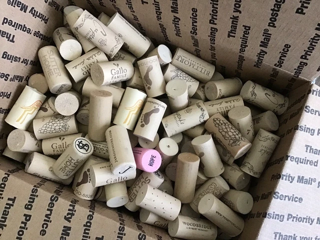 WINE CORKS FOR Crafting - Box Contains Over 200 Synthetic Corks $5.00 ...