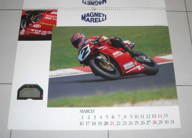 CALENDARIO MAGNETI MARELLI 99 FERRARI Formula 1 Rally Calendar 1999 ...