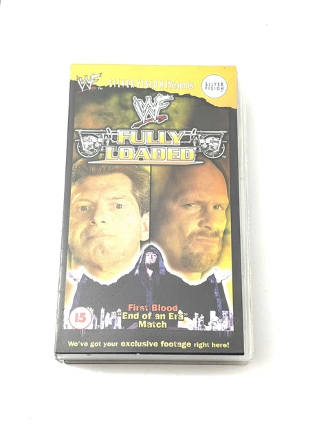 WWE FULLY LOADED 1999 Vhs Wrestling Video Tape Vintage Wwf Stone Cold £ ...