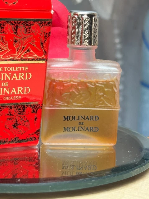 MOLINARD PARFUMS Miniature 🌸Molinard 🌸 Ancien Flacon Gravé Relief EUR ...