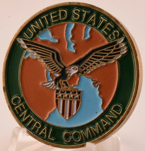 OPERATION BRIGHT STAR Challenge Münze Kairo Ägypten 01/02 US CENTCOM ...