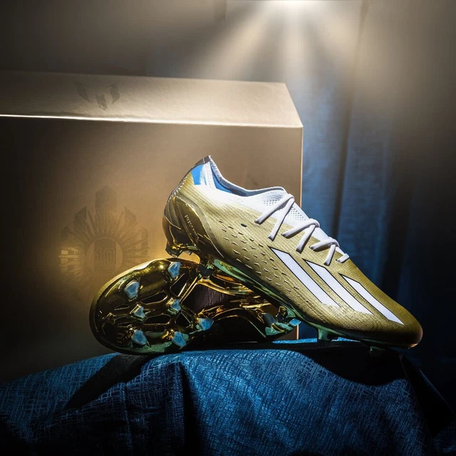 ADIDAS X SPEEDPORTAL Leyenda. 1 FG Messi WM 2022 Gold Gr. 42 2/3 ...