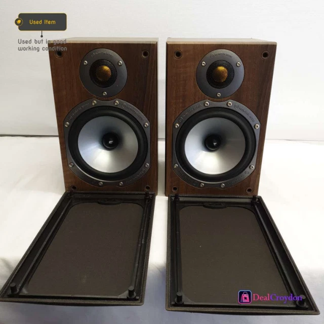 2 X MONITOR Audio Bronze Br1 Mmp 2 Technology Bookshelf Speakers Pair £ ...