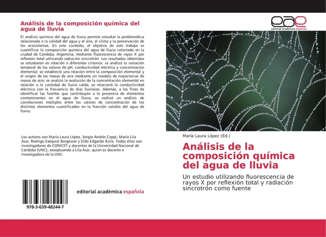 ANÁLISIS DE LA composición química del agua de lluvia María Laura López ...